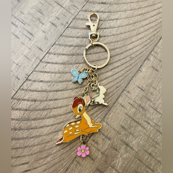 Disney | Accessories | Disney Bambi Charm Keychain | Poshmark
